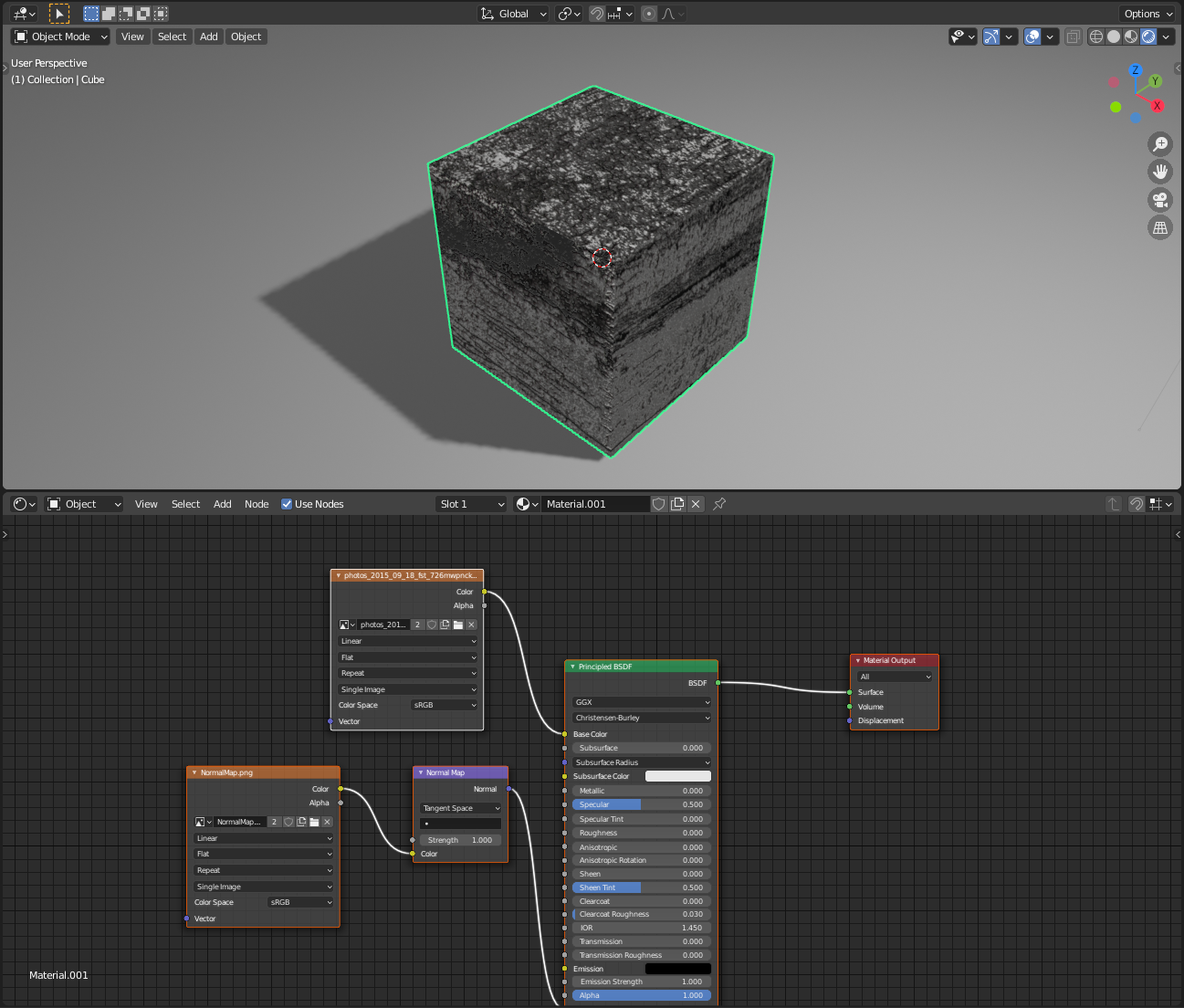 [blender] 自作した material とNode を使い回す