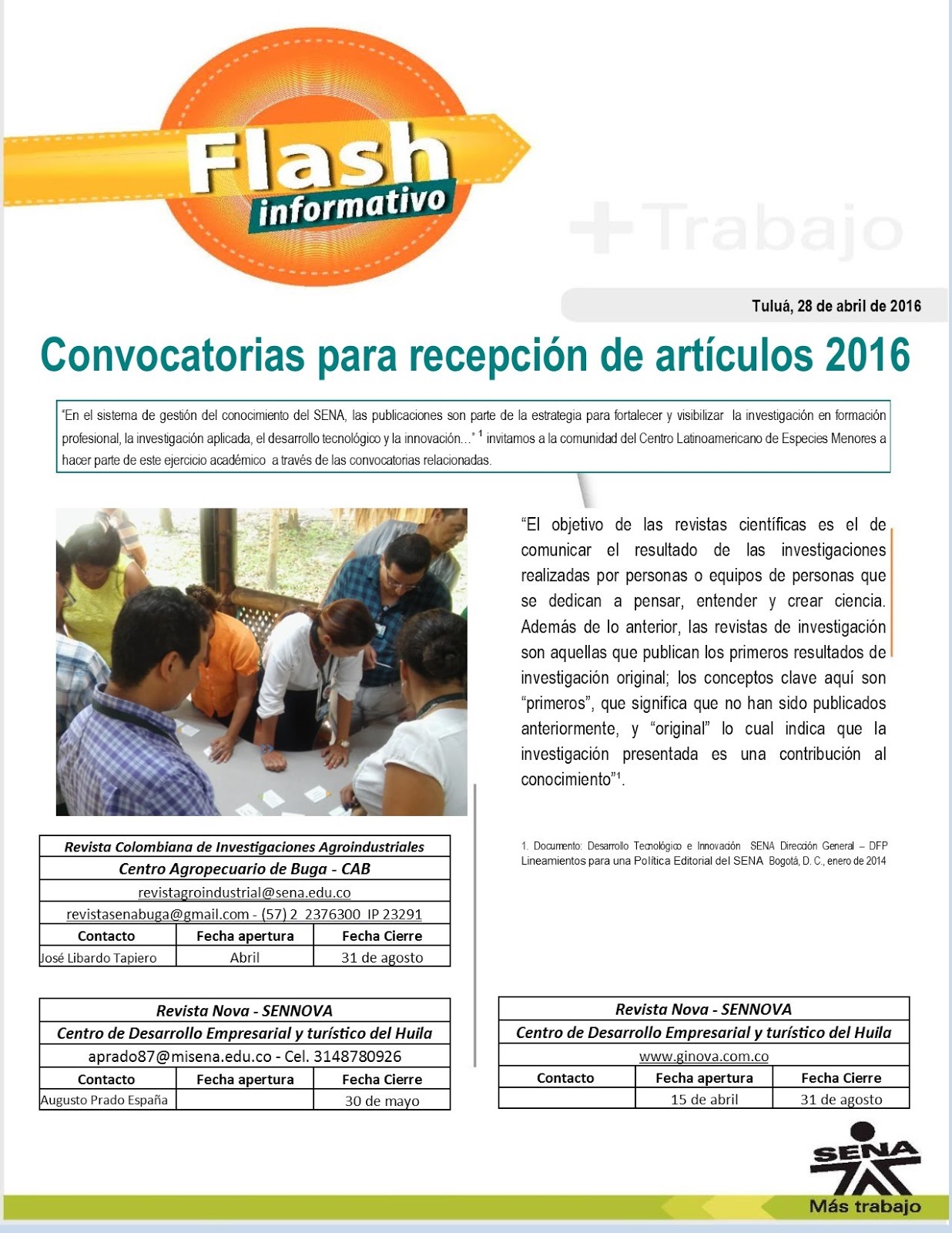 CENTRO LATINOAMERICANO DE ESPECIES MENORES: Flash Informativo ...