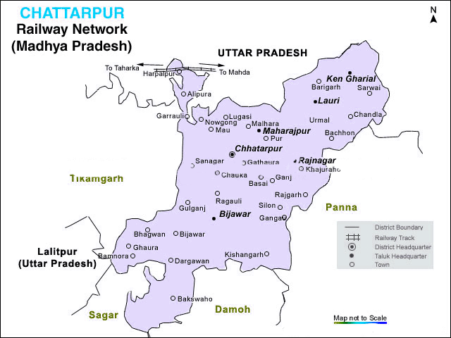 Rail-Map-india: Chhatarpur_railway_map