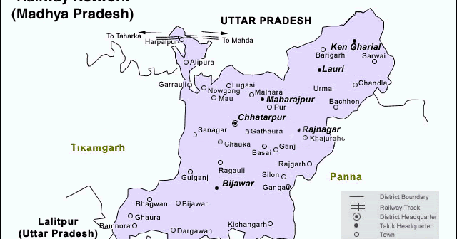 Rail-Map-india: Chhatarpur_railway_map