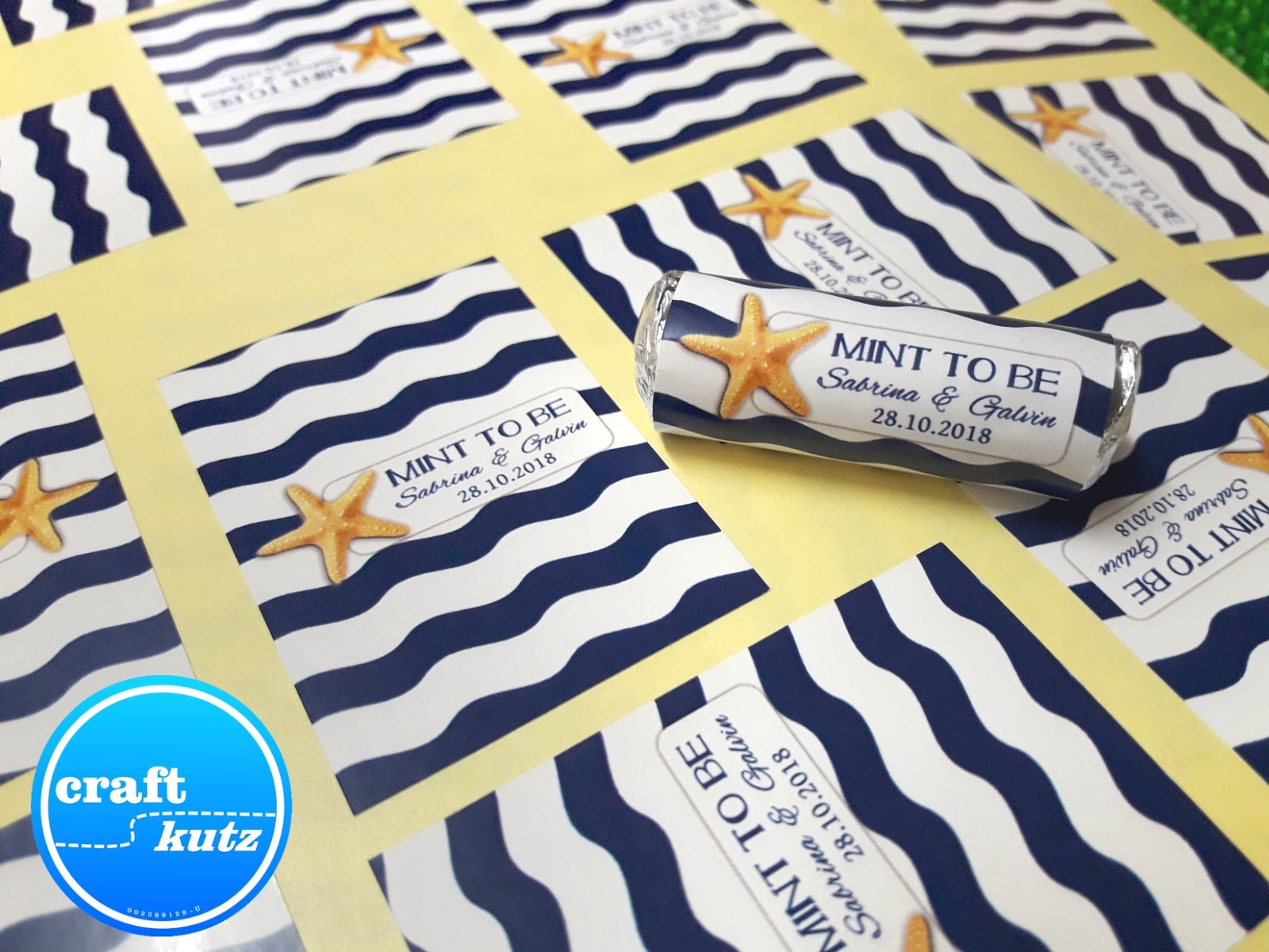 Personalized Mini Mentos Stickers ~ Craft Kutz