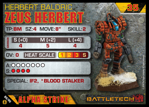 Battletech Engineer Exclusive Battletech Alpha Strike Cards