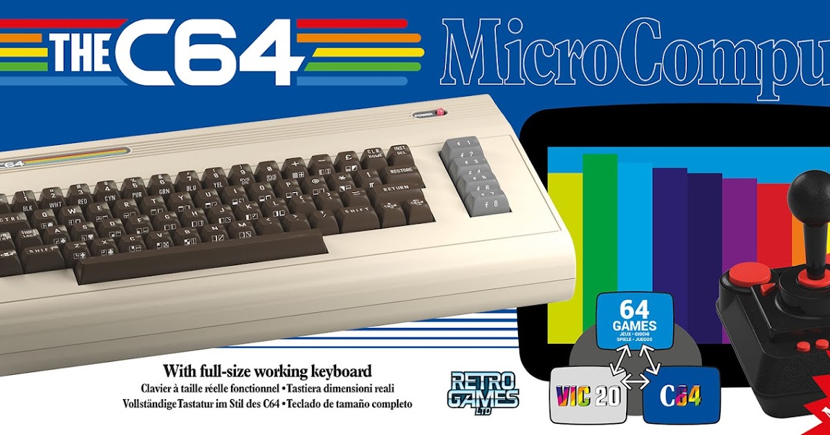 Il THE C64 non è più mini: arriva un Commodore 64 a grandezza naturale ...