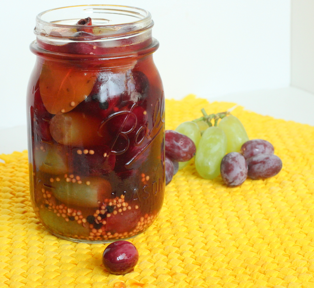 Tried in Blue: Tuesday's Twist: Pickled Grapes