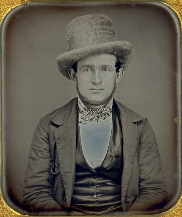 Cool Photos Show Hat Styles For Men in the Mid-19th Century ~ Vintage ...