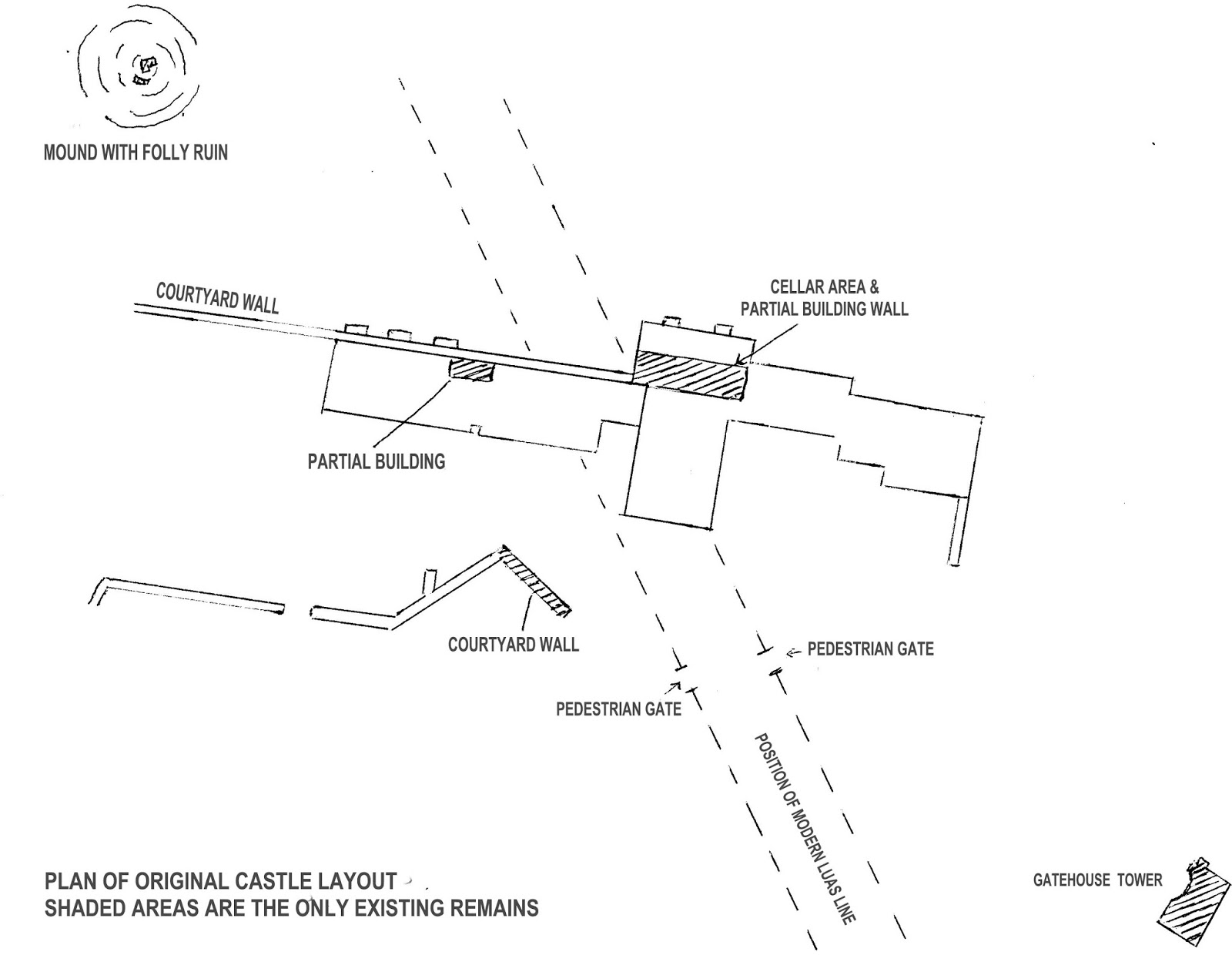 Ireland In Ruins: Ballymount Castle Co Dublin