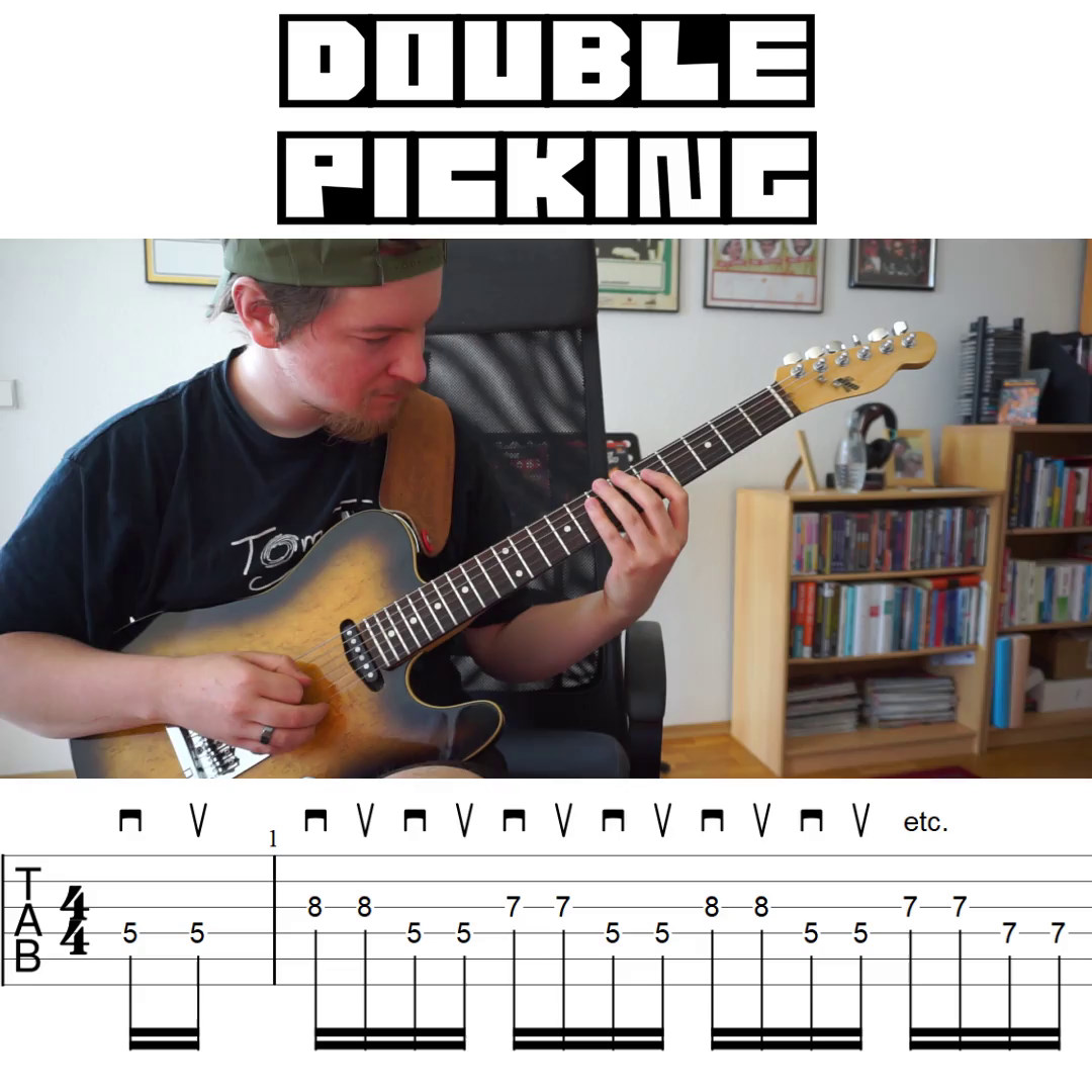 Double Picking Exercise (Wechselschlag üben)