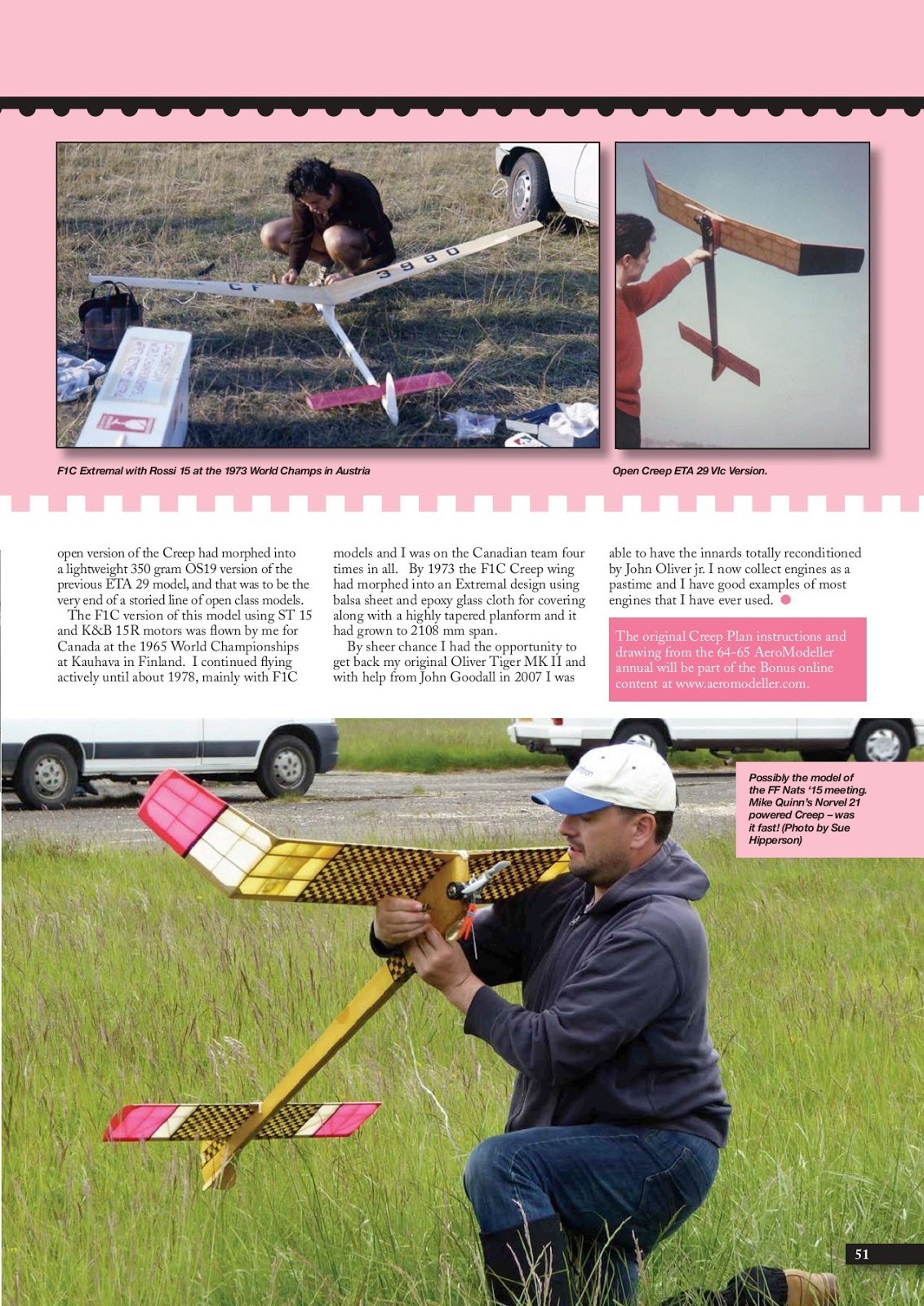 Volar Libremente - Free Flight Models Airplanes: CREEP de Brian ...