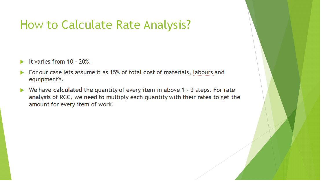 Construction Board: How to Prepare Rate Analysis?