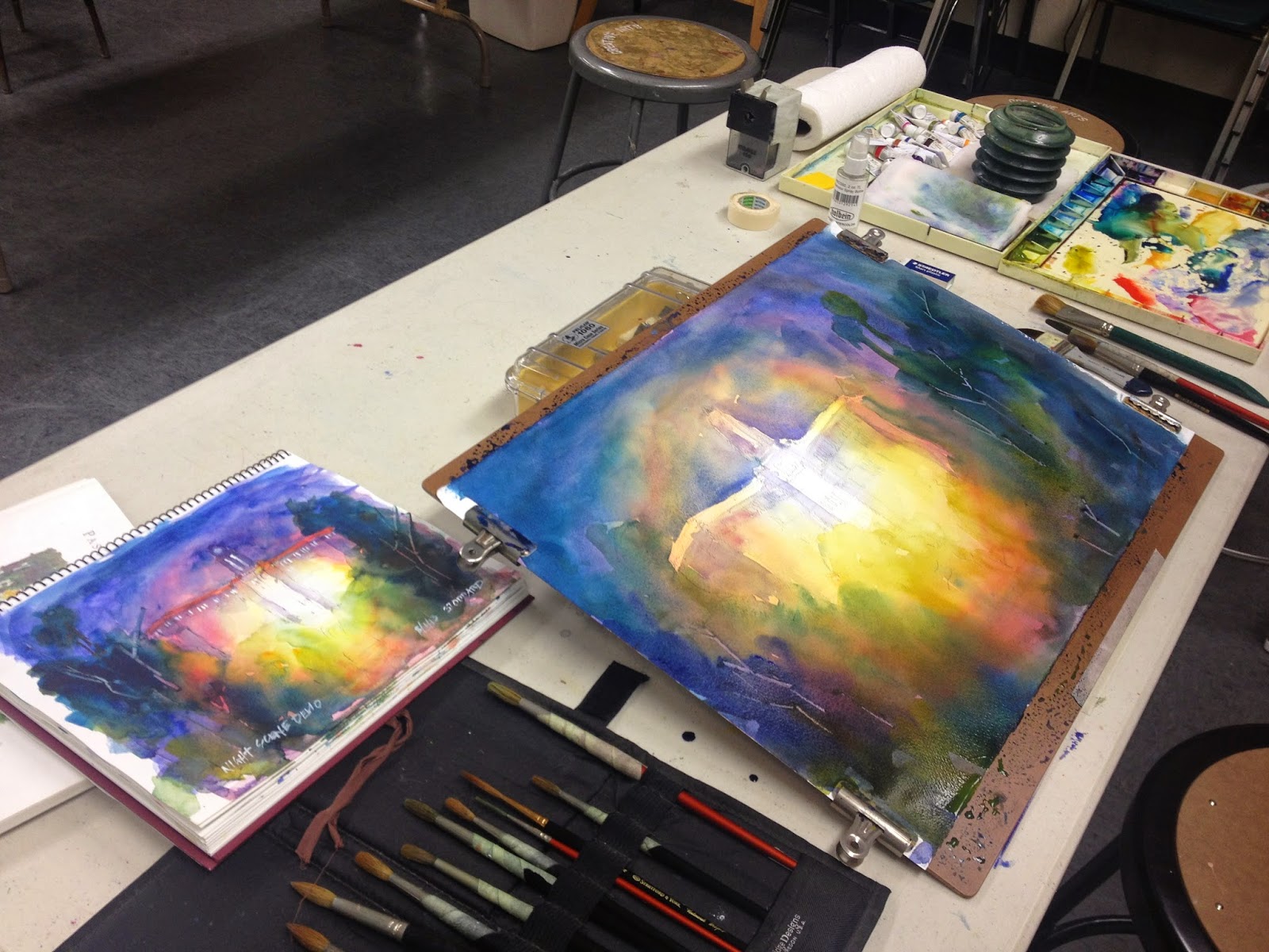 Art and Life: Watercolor Workshop Paintings