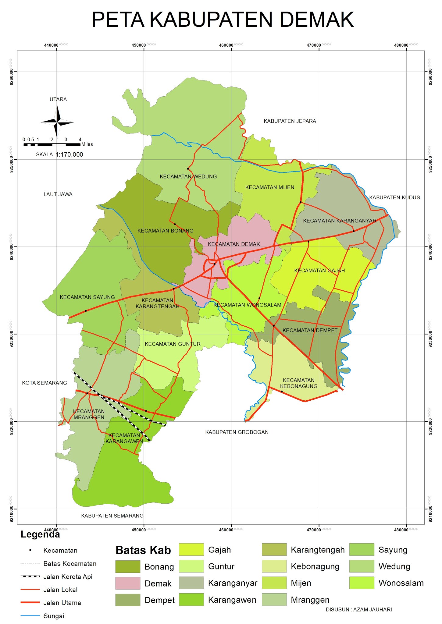 PETA KABUPATEN DEMAK