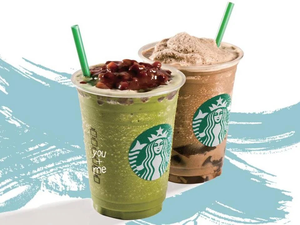 Neat! Starbucks Asia - Red Bean & Green Tea and Hojicha Frappuccinos ...