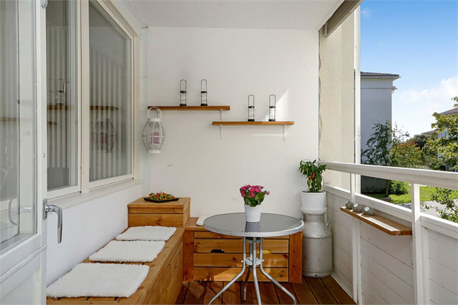 ESTILO RUSTICO: Balcones Rusticos Escandinavos