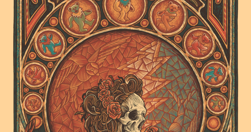 INSIDE THE ROCK POSTER FRAME BLOG: Grateful Dead Luke Martin Print Release