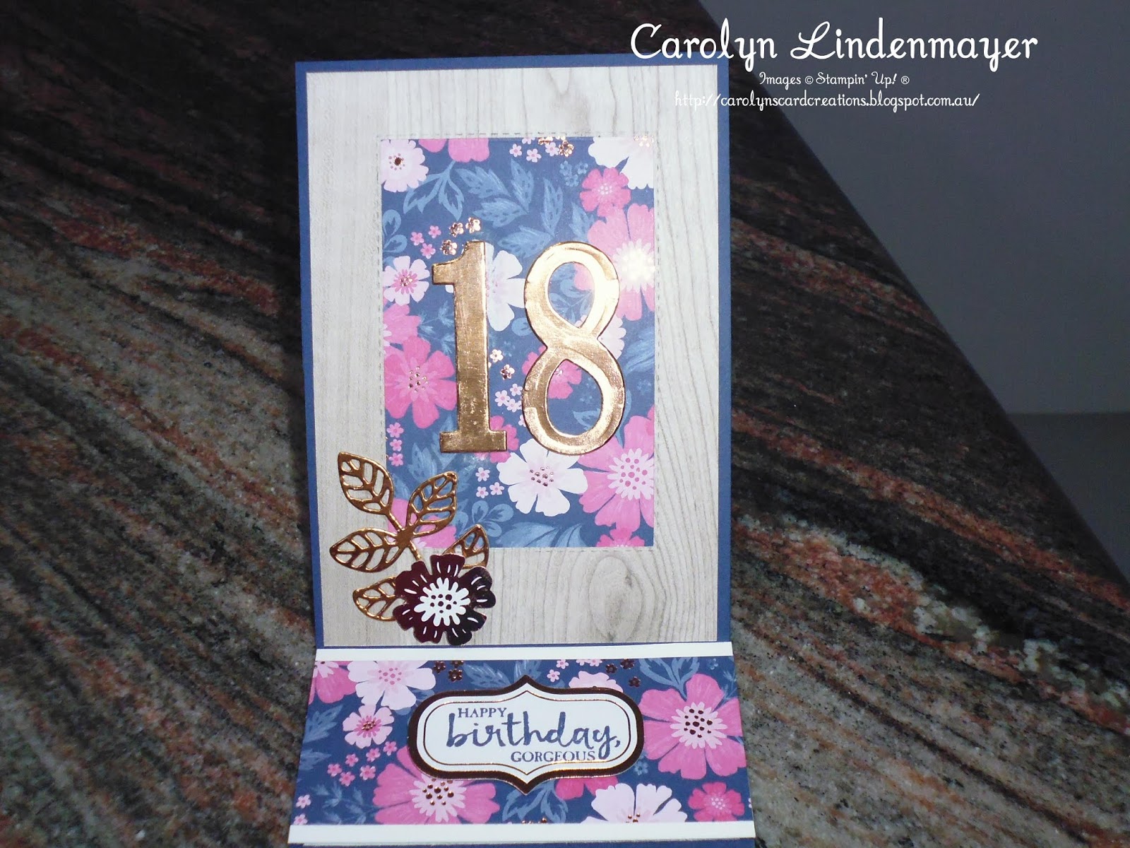 Holly's 18th Birthday Card