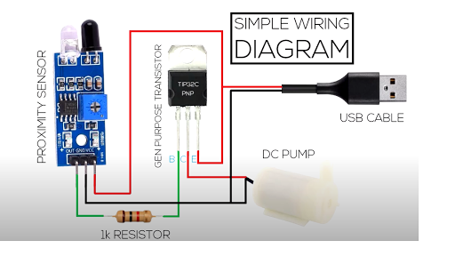 How to make touch-less automatic alcohol sanitizer dispenser ...