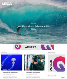 Mega Blogger Template