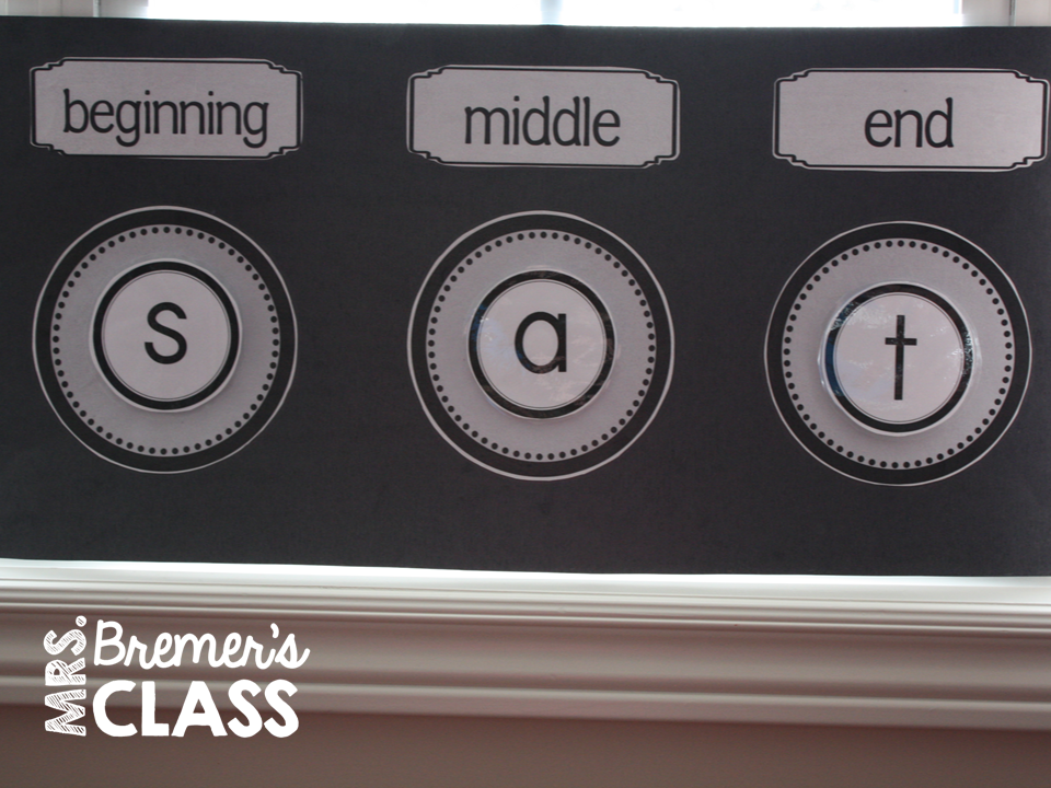 CVC and Phoneme Segmentation Activities for Kindergarten | Mrs. Bremer ...