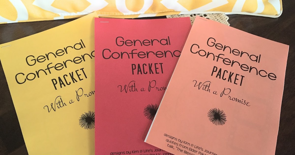 Life's Journey To Perfection: General Conference Packet for Young Women ...