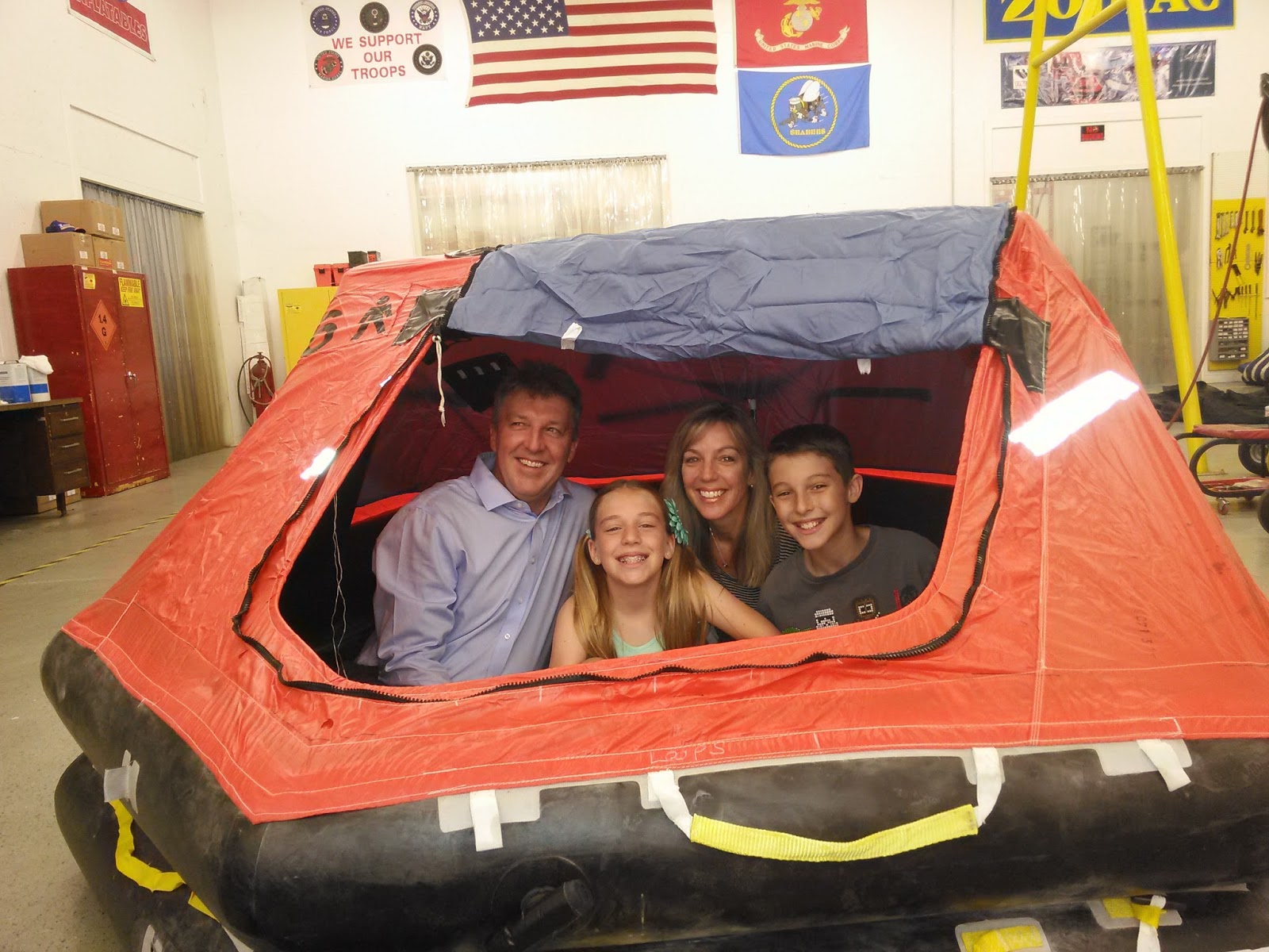 SV Cool Runnings: Life Raft Service