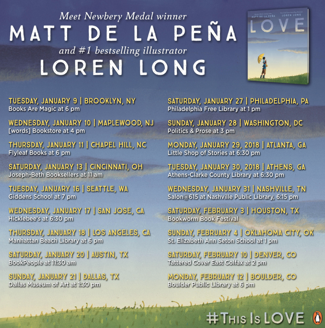 The Library Voice: Join Matt de la Pena & Loren Long For A Very Special ...