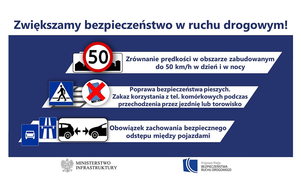 Weszły w życie zmiany w przepisach ruchu drogowego.