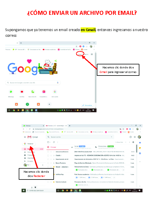 Escuela de Educación Secundaria Técnica Nro 5: Pasos para enviar un ...