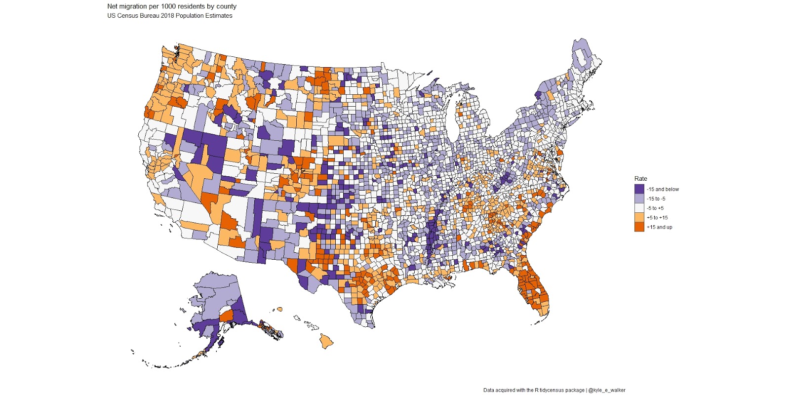 Bellingham Politics and Economics: 2018 Net Migration