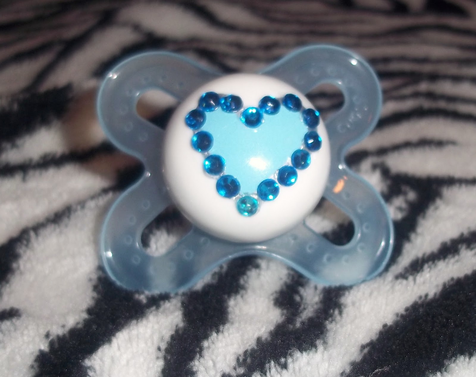 Tutu Cute Boutique: Blinged Pacifiers and Pacifier Keepers