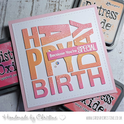 Handmade by Christine: Happy Birthday Block