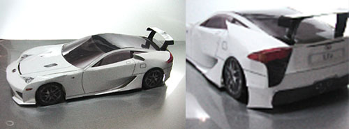 Lexus LFA Papercraft | Paperized Crafts