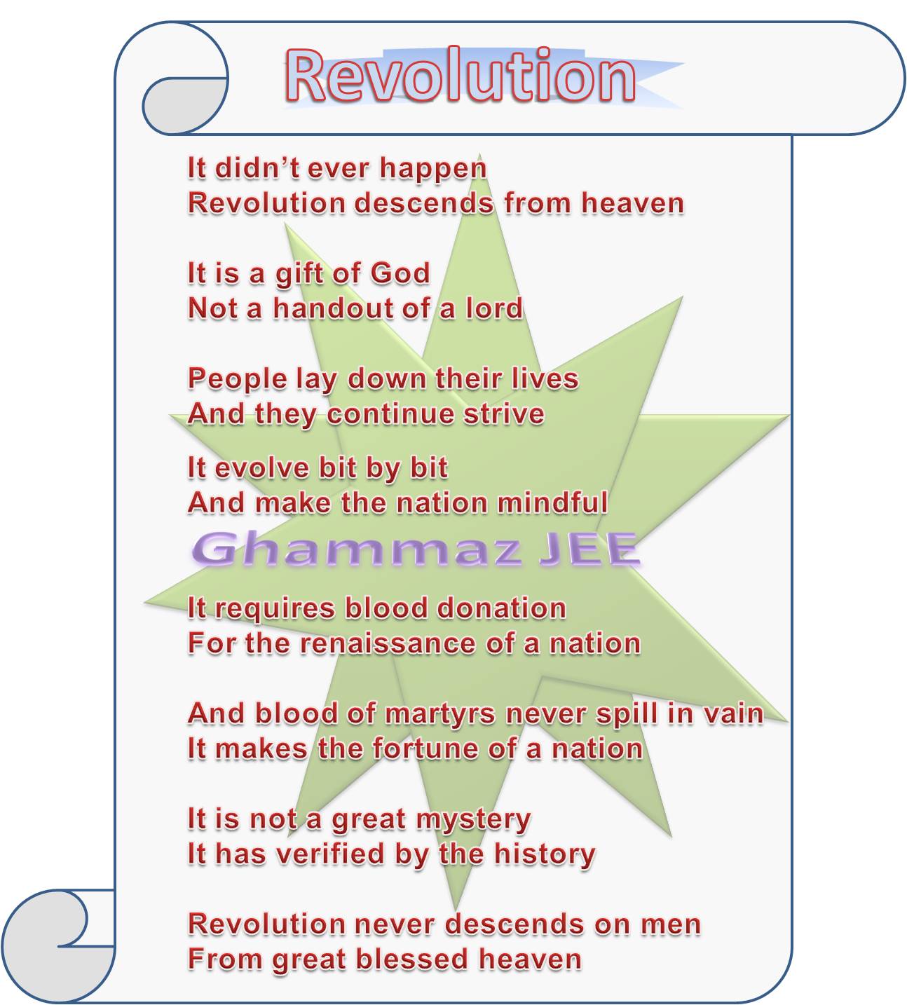 Beautylove and Poetry: Revolution (Poem)