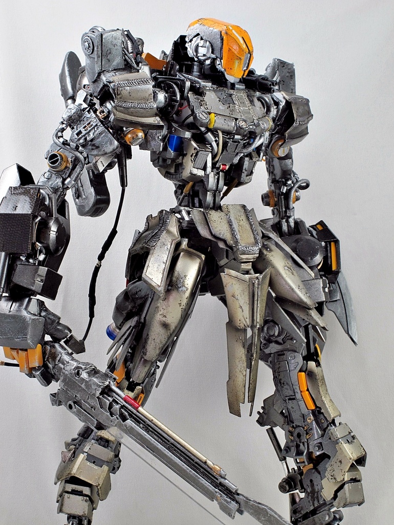 GUNDAM GUY: Humanoid Robot [Using Parts From MG Sinanju / HG Rozen Zulu ...