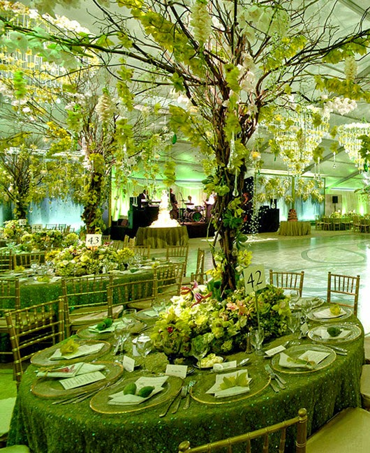 Wedding Ideas Blog Lisawola: Aqua and Green Wedding Colors ideas for 2014
