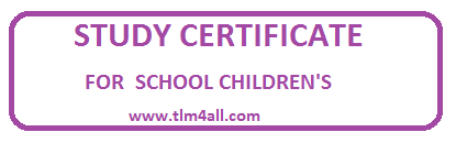STUDY CERTIFICATE - Leading website for AP and Telangana Teachers ...