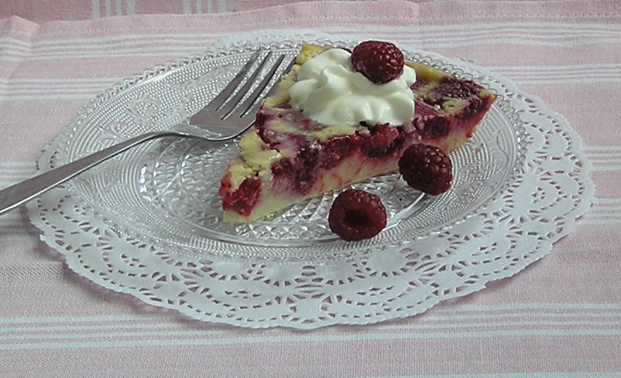 Raspberry Custard Pie