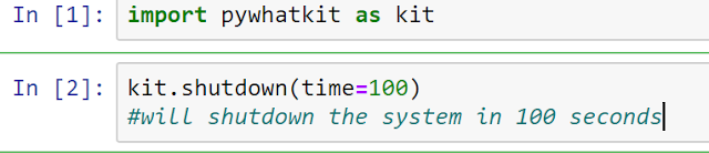 pywhatkit python library