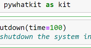 pywhatkit python library