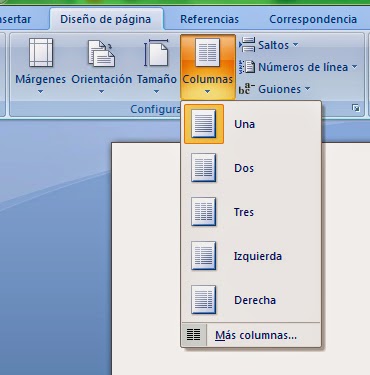 PROFUNDIZACIÓN EN WORD : Crear columnas en Word
