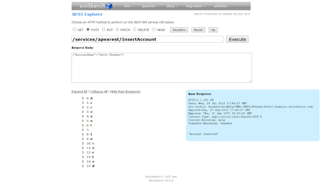 How To Insert Account Using Rest Api In Salesforce