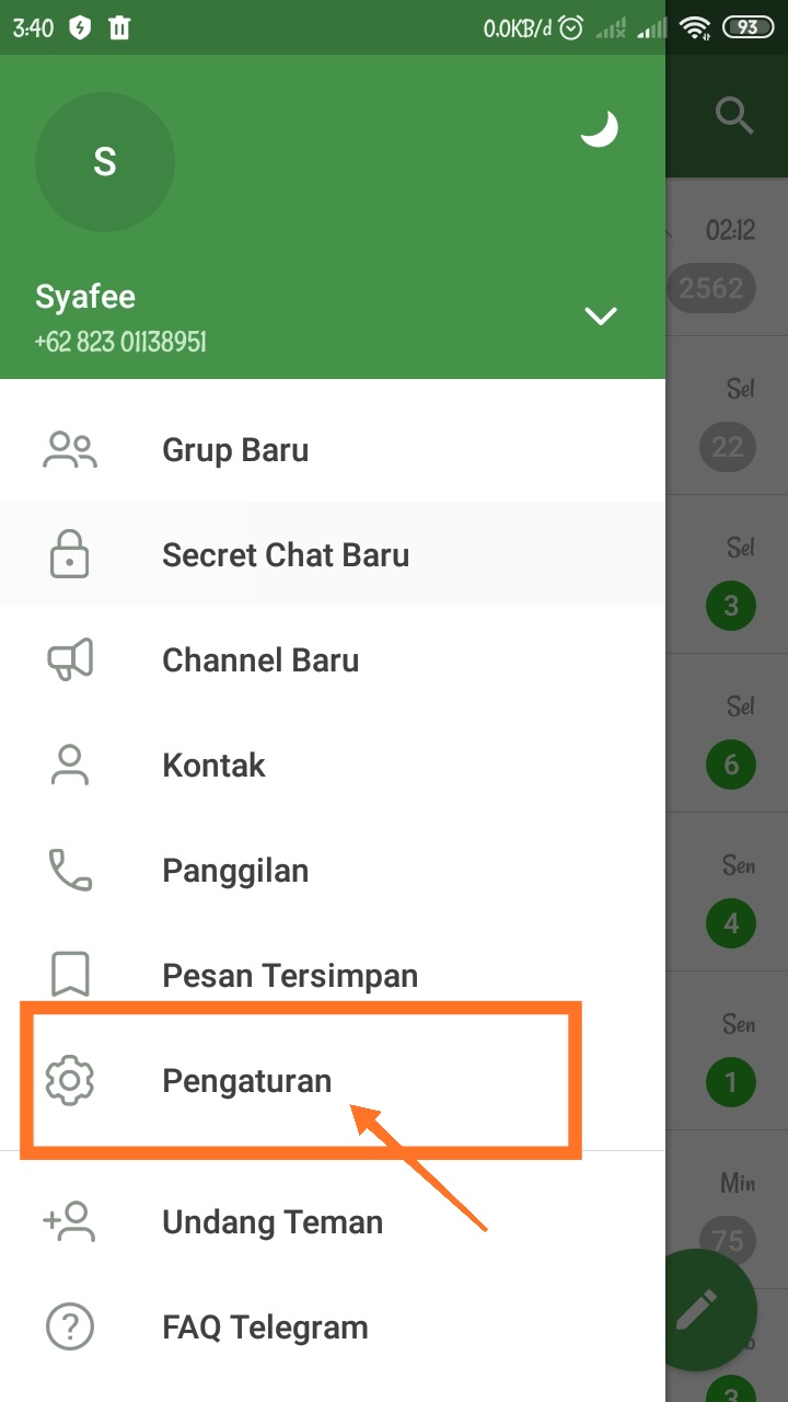 Cara mengganti atau menambahkan foto profil di Telegram - Caramantap.com