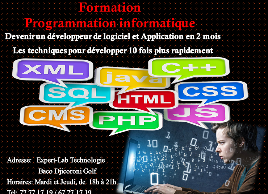 EXPERT-LAB TECHNOLOGIE: Formation: Programmation informatique