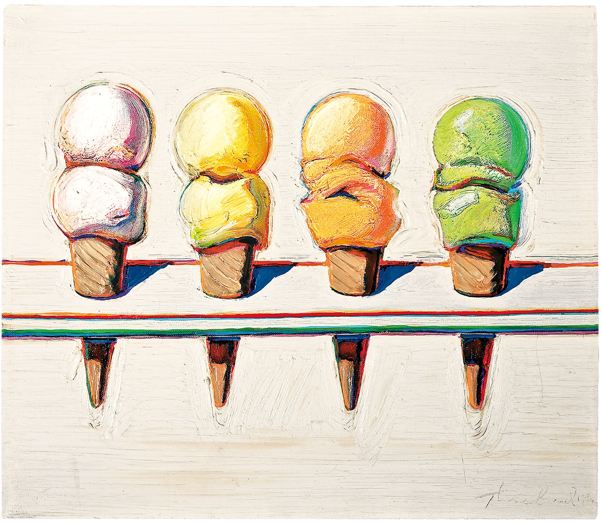 The Art Studio at Cooper Dual Language Academy: Wayne Thiebaud Dessert Art!