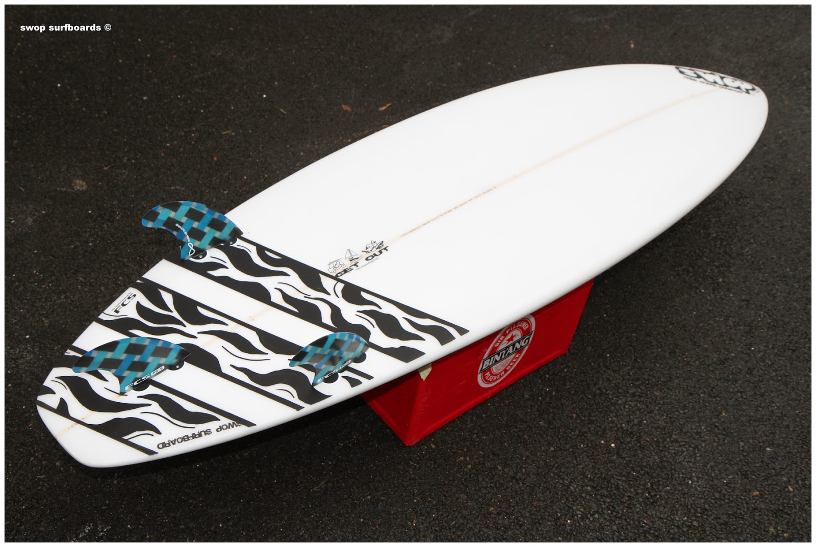 swop surfboards: 5'8 SHORTBOARD