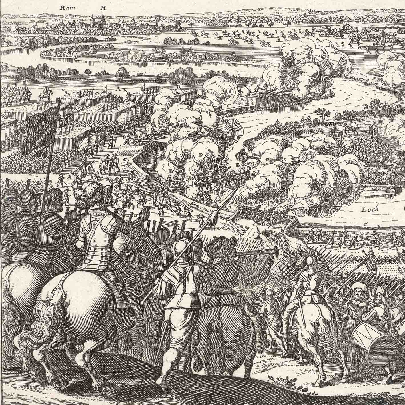 Prints and Principles: Matthäus Merian I’s engraving, “The Battle of ...