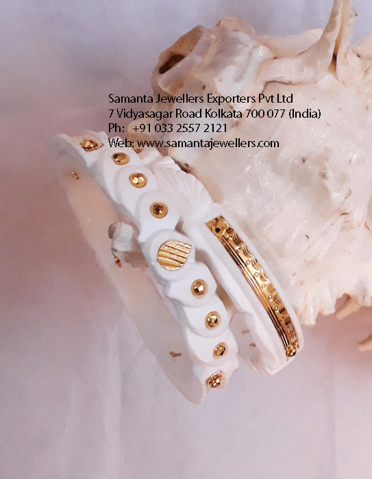 GOLD SAKHA POLA DESIGNS SAMANTA JEWELLERS EXPORT