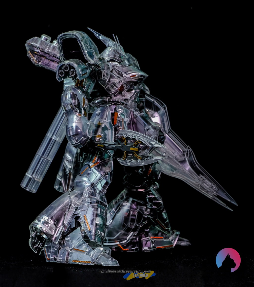 Painted Build: MG 1/100 MSN-04 Sazabi Ver. Ka [Mechanical Clear]