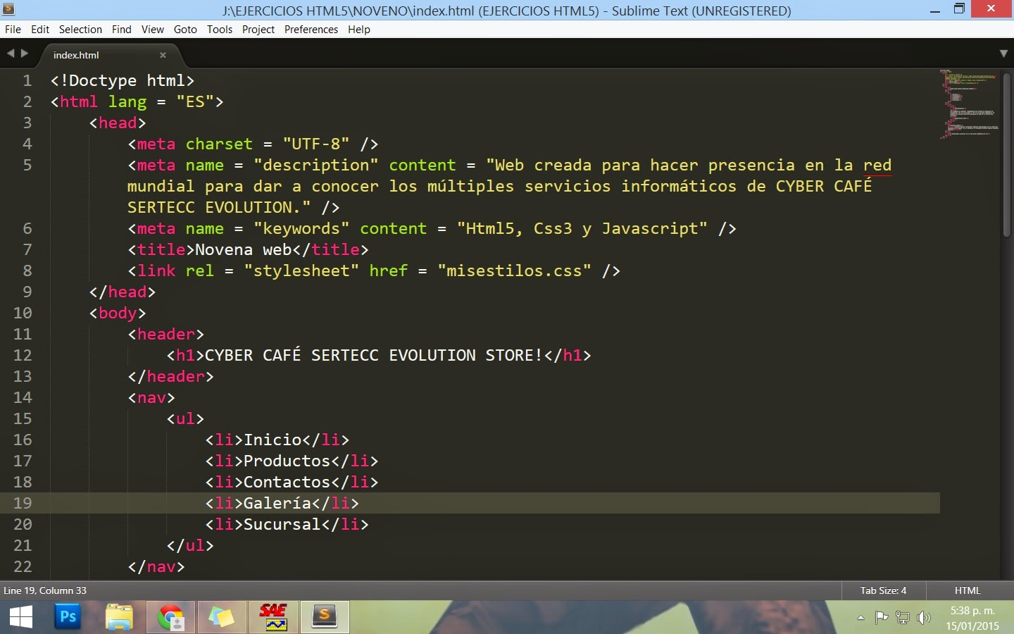 Evolutionews: Tutorial de Html5
