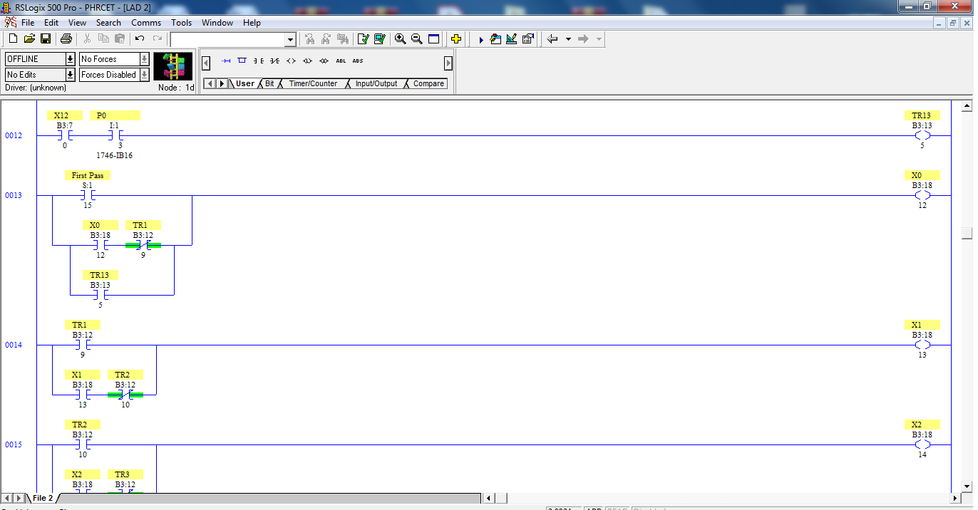 GRAFCET EN LADDER SUR RS LOGIX 500 ALLEN Bradlly