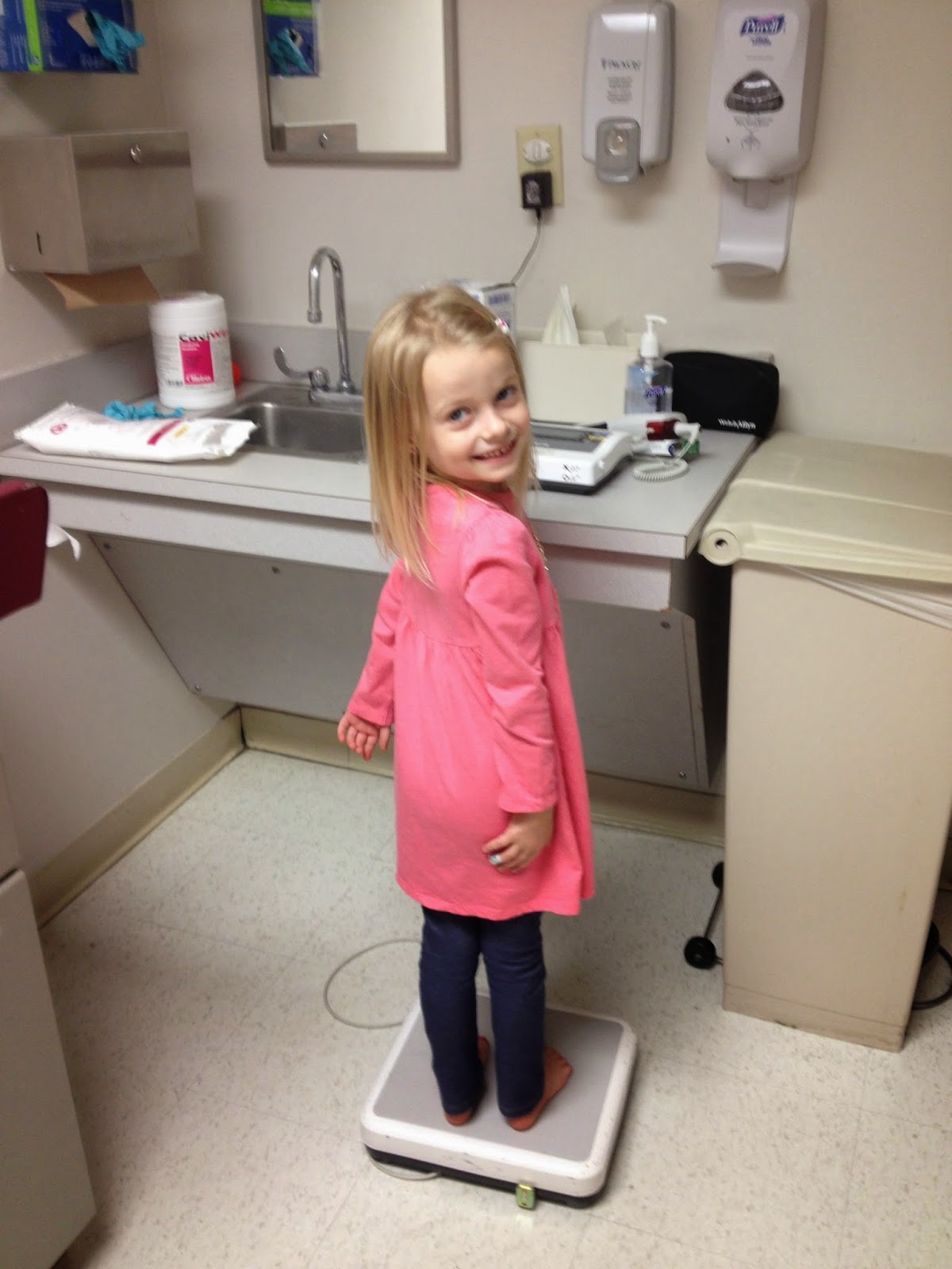 Schoolhouse Ronk: Kenley's 5 year check-up on 10-23-2014